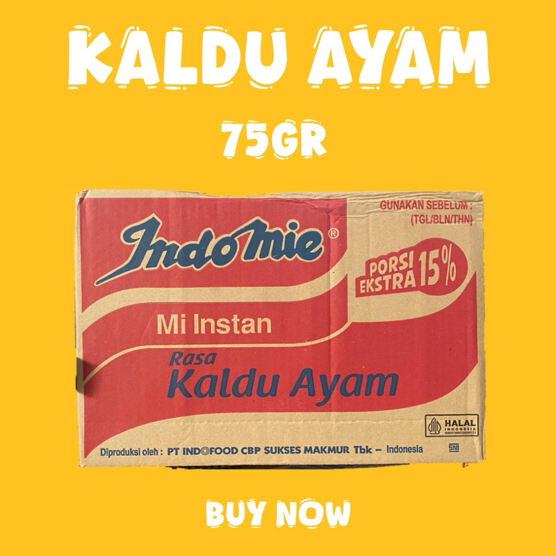 Jual Mie instan Indomie Kaldu ayam isi 40pcs | Shopee Indonesia