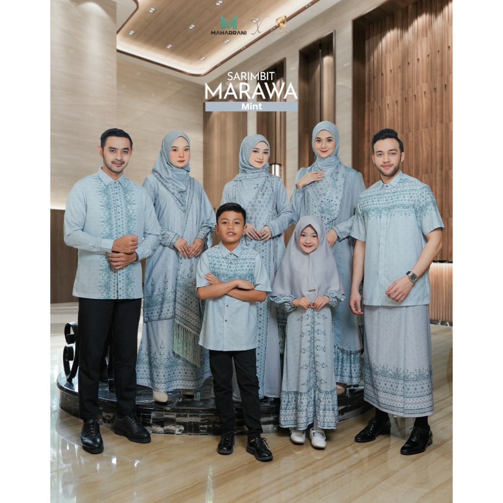 Jual Sarimbit Marawa Denim by Maharrani X Hamka Indonesia , Couple ...