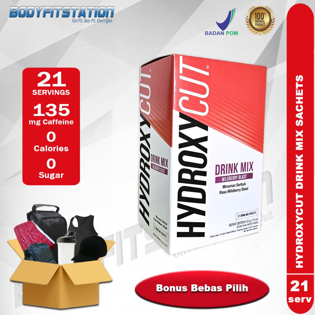 Jual Hydroxycut 21 drink sachet / sachets saset fat fatburn fatburner ...