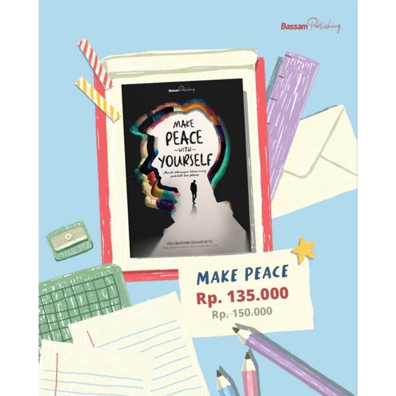 Jual READY STOCK !! BUKU MAKE PEACE WITH YOURSELF ABU BASSAM OEMAR MITA ...