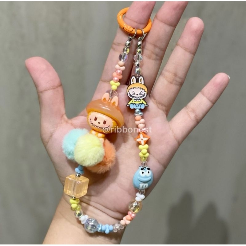 Jual RIBBONEST | Phonestrap ORI POPMART LABUBU MUSHROOM - Gantungan HP ...