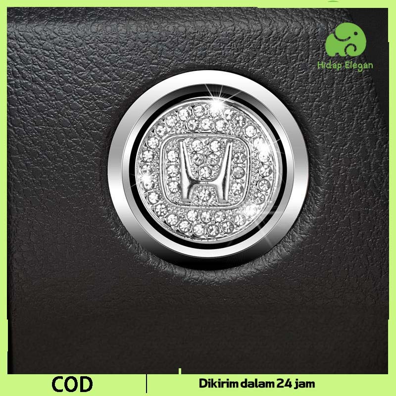 Jual Ring Diamond Button Tombol Start Stop Engine Dad Mobil Logo Untuk ...