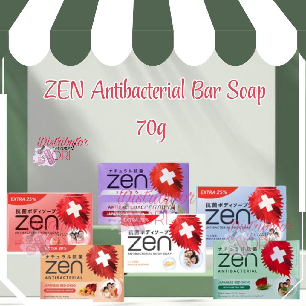 Jual ZEN Antibacterial Bar Soap 70g | Sabun Mandi | Sabun Batang ...