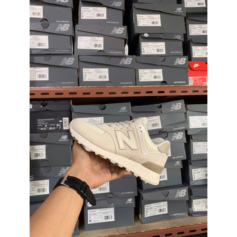 Jual NB 574 Cream Womens | Shopee Indonesia