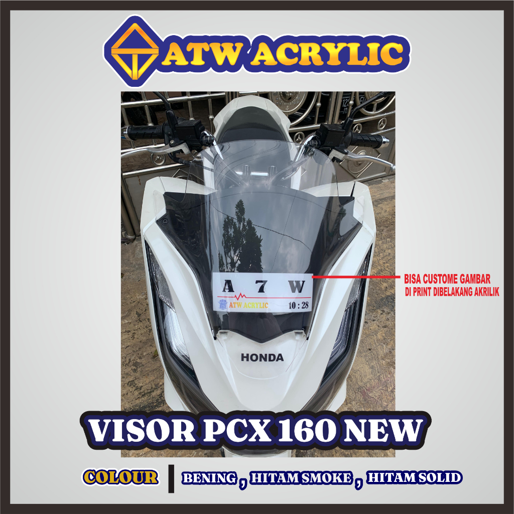 Jual VISOR PCX 160 - WHINSHIELD PCX 160 2023 3 Mili | Shopee Indonesia