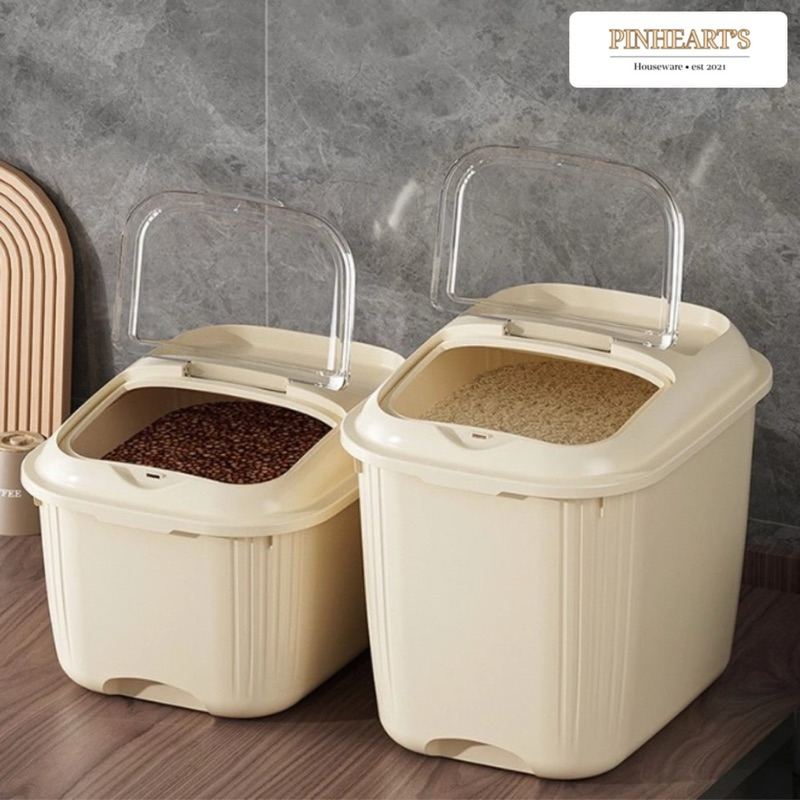 Jual TEMPAT BERAS KACANG 5KG / 10KG / 15KG RICE BOX TEMPAT PENYIMPANAN ...