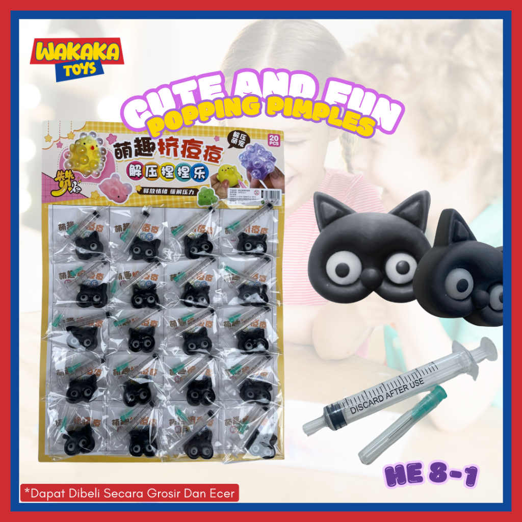 Jual WAKAKA TOYS Mainan Suntikan Squishy Anak / Mainan Squishi Suntikan ...