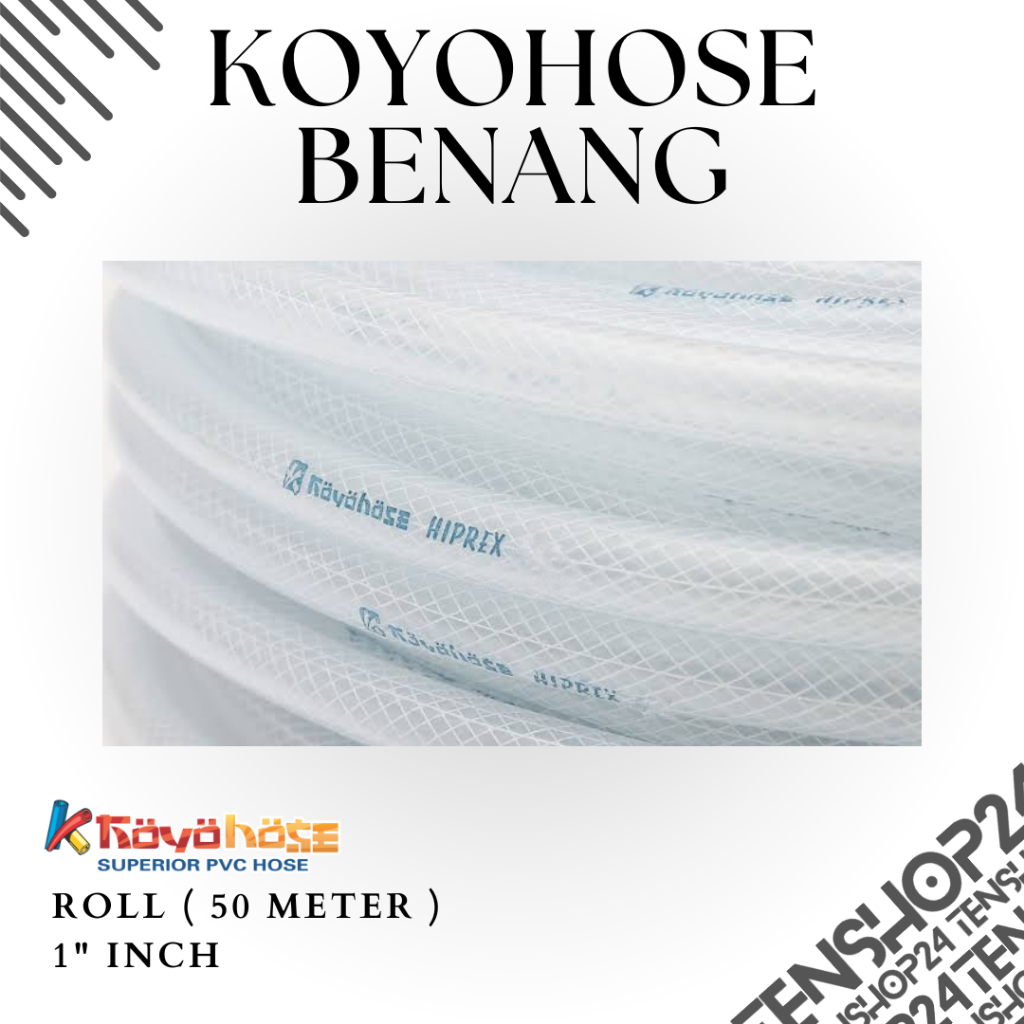 Jual Selang Benang Koyohose 1" Inch 50 Meter Tebal Roll Air Taman | Shopee Indonesia