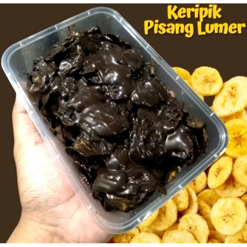 Jual Kripik Pisang Lumer | 250 gram l Rasa Coklat, Tiramisu, Greantea l ...