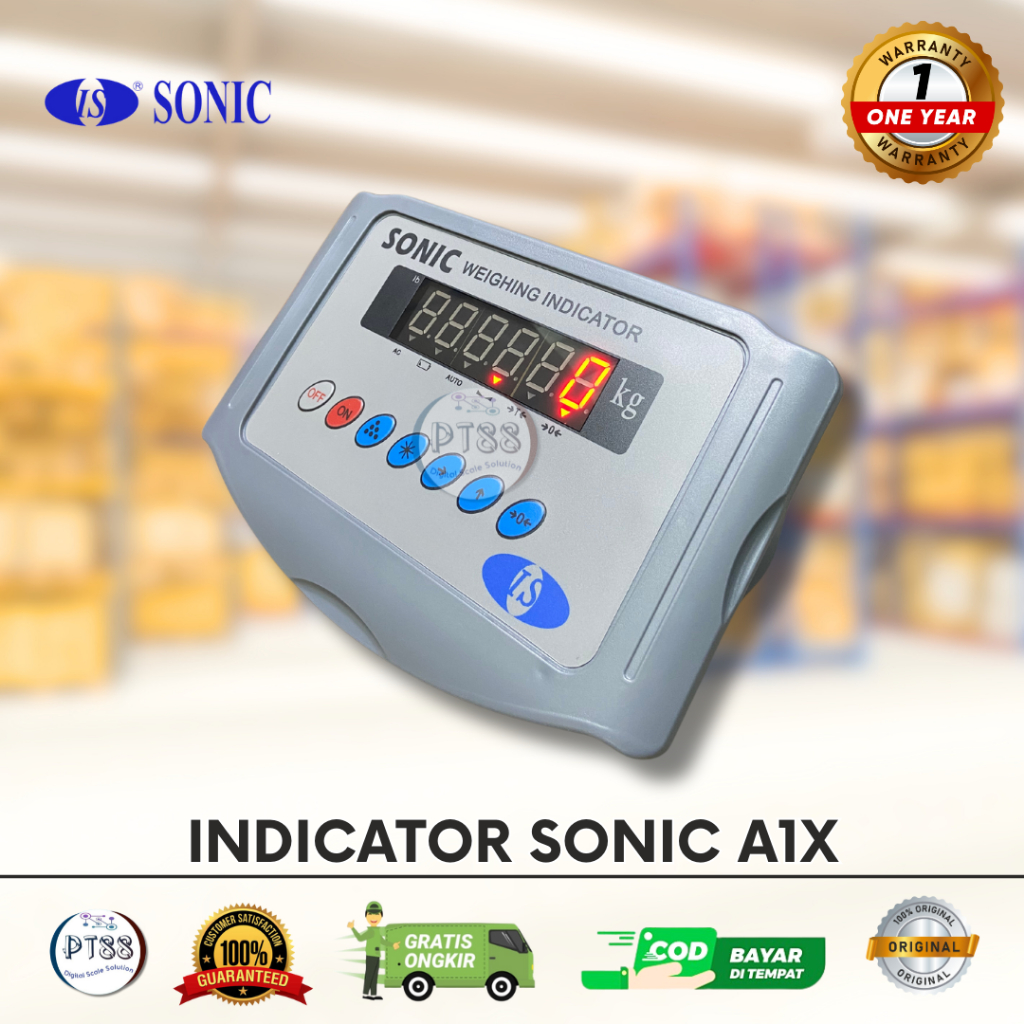 Jual Indicator Timbangan Merk SONIC - A1X / Indicator Timbangan SONIC ...