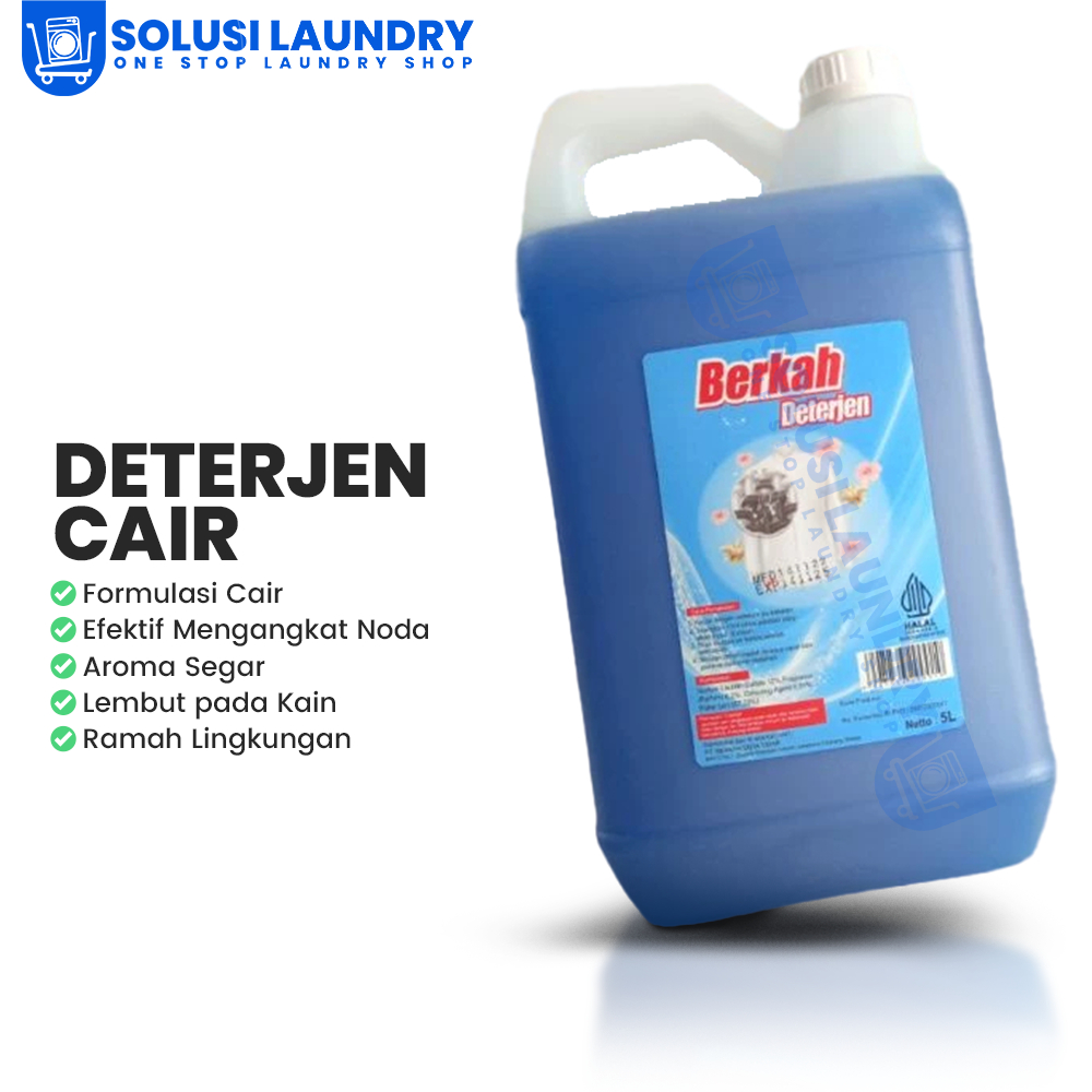 Jual Detergent Liquid 5 Liter Deterjen Cair 5 Liter Sabun Cuci Berkah ...