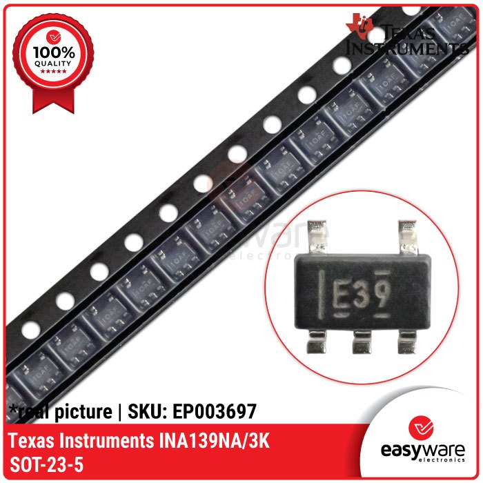 Jual IC INA139 SMD E39 IC CURRENT SENSE ORIGINAL INA139NA/3K INA 139 SOT-23 IC Current Sense ...