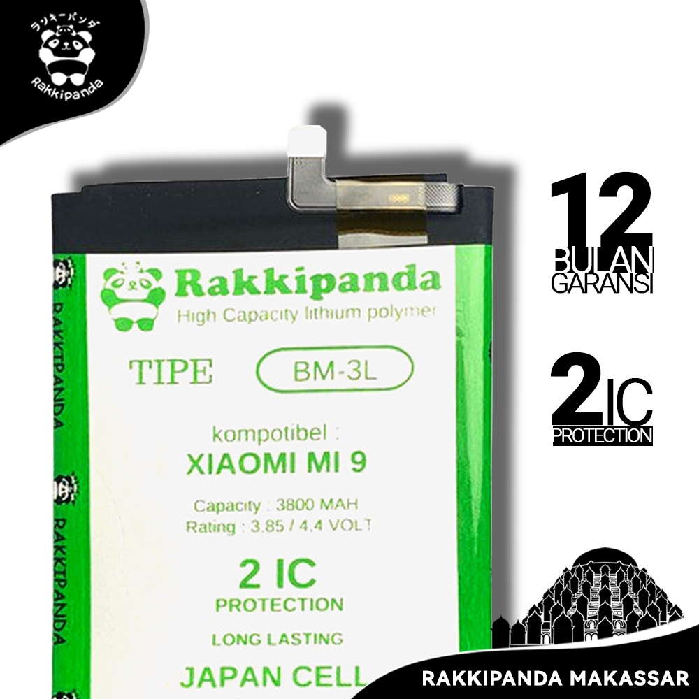Jual Baterai HP RakkiPanda BM3L Mi 9 Bergaransi Battery | Shopee Indonesia
