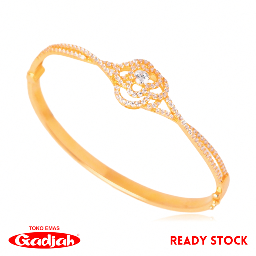 Jual Gelang Emas Bunga Krawang Silang Listring Listring Mata Tabur ...