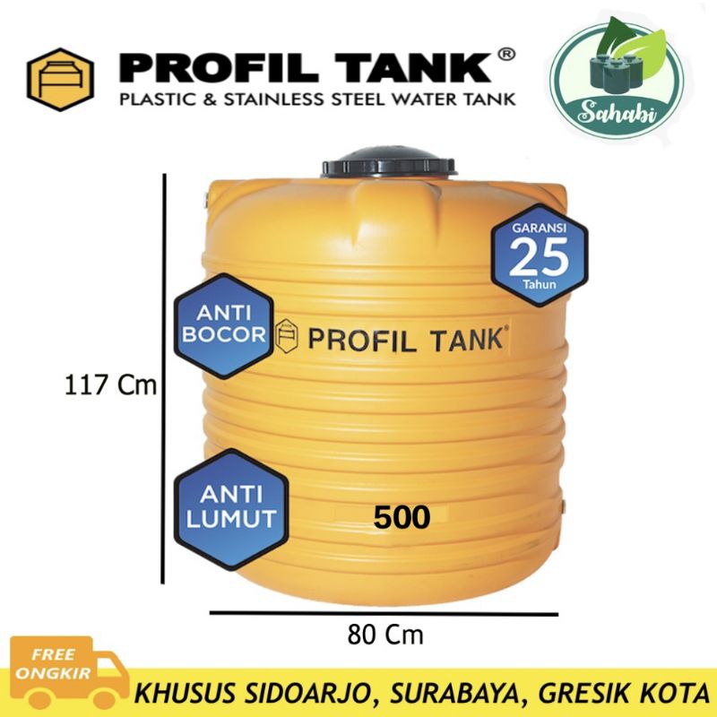 Jual Tandon Air / Tangki Air / Toren Air Murah PROFIL TANK BPE Ukuran ...