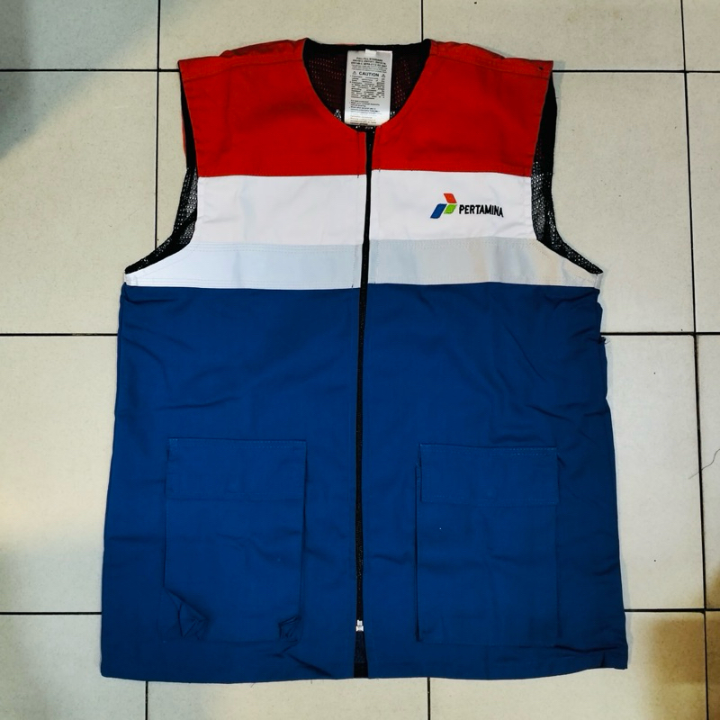 Jual Rompi Safety NOMEX PERTAMINA / Safety Vest Rompi Nomex Pertamina ...