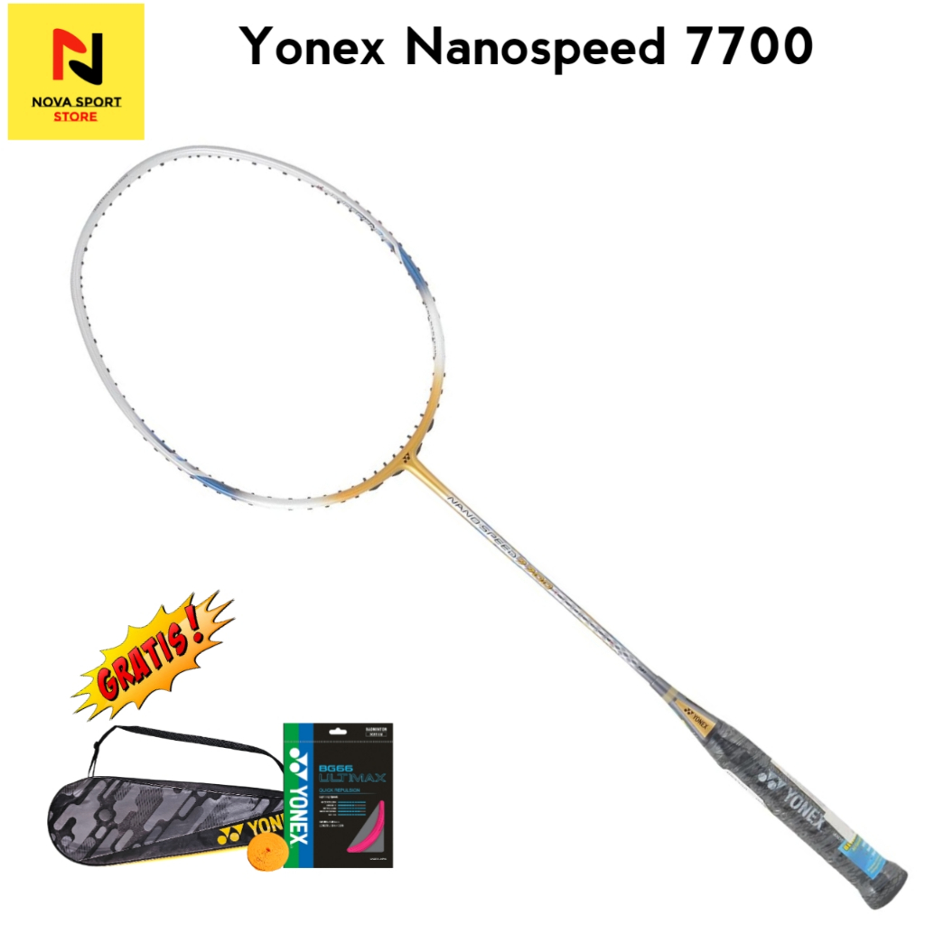Jual Yonex Raket Badminton Nano Speed 7700 | Shopee Indonesia