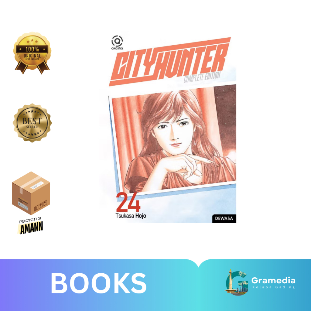 Jual Gramedia MKG - Komik Akasha : City Hunter - Complete Edition 24 (TSUKASA HOJO) | Shopee ...