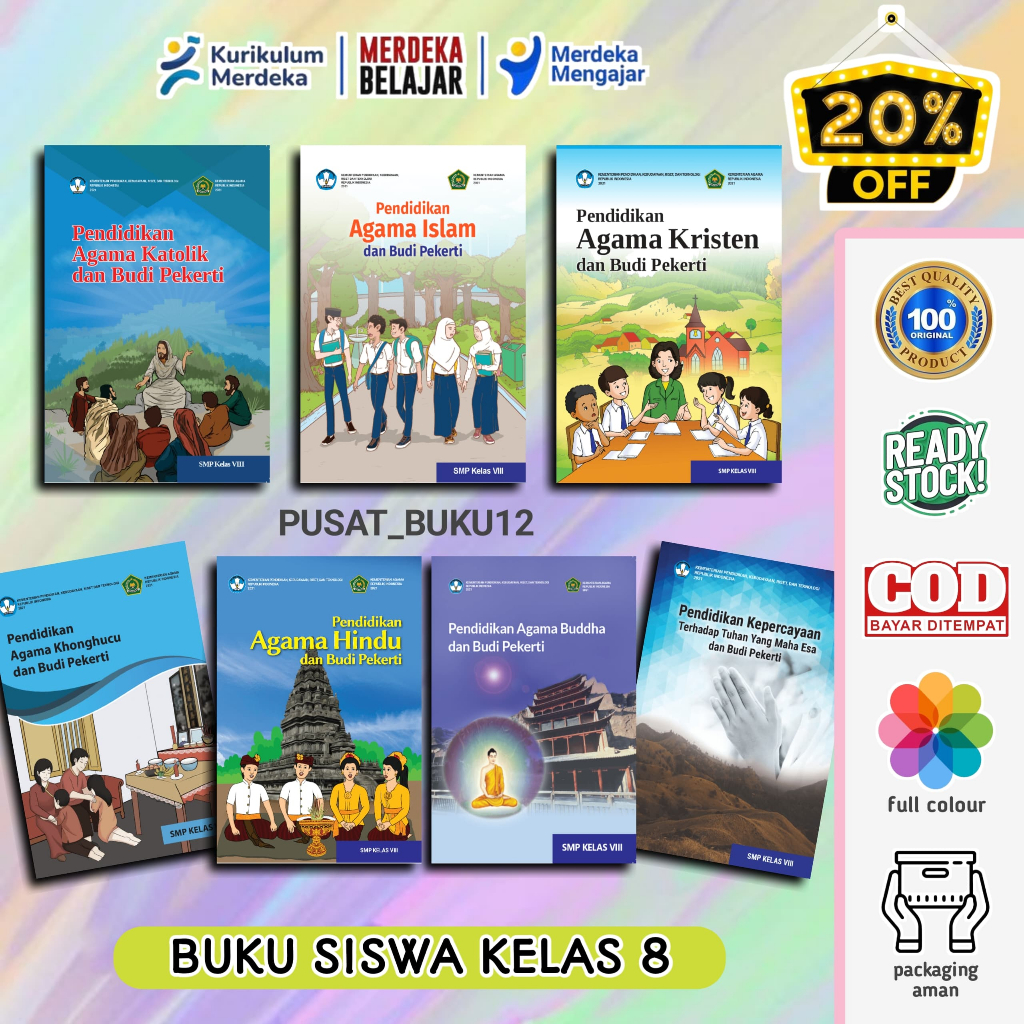 Jual BUKU SISWA AGAMA KELAS 8 SMP/MTS KURIKULUM MERDEKA - KEMENDIKBUD | Shopee Indonesia