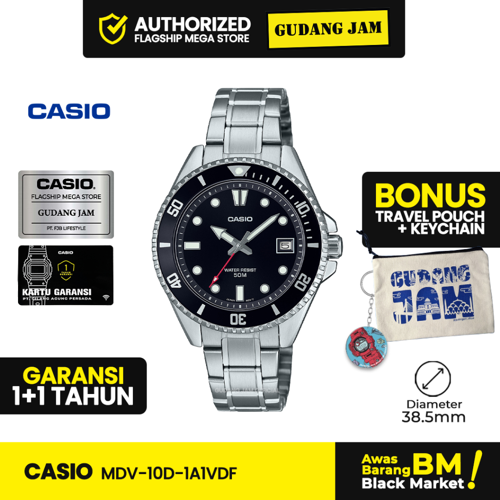 Jual SPECIAL EDITION Jam Tangan Casio MDV-10D-1A1VDF MDV-10D MDV-10 ...