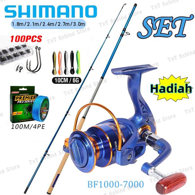 Jual SHIMANO Pancing Set Lengkap 1.8-3.0m Pancing Serat Karbon dan ...