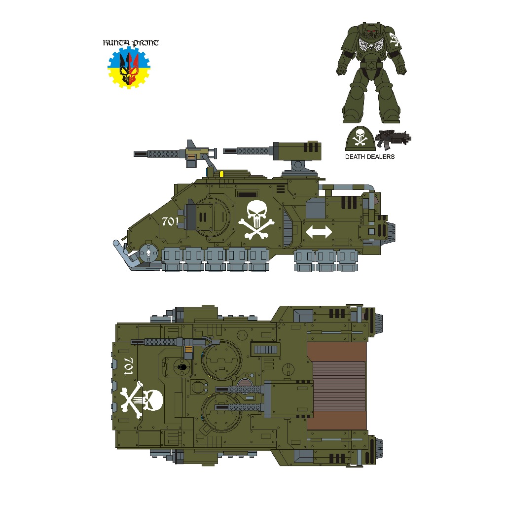 Jual Warhammer 40K Primaris Impulsor 2 Papercraft | Shopee Indonesia