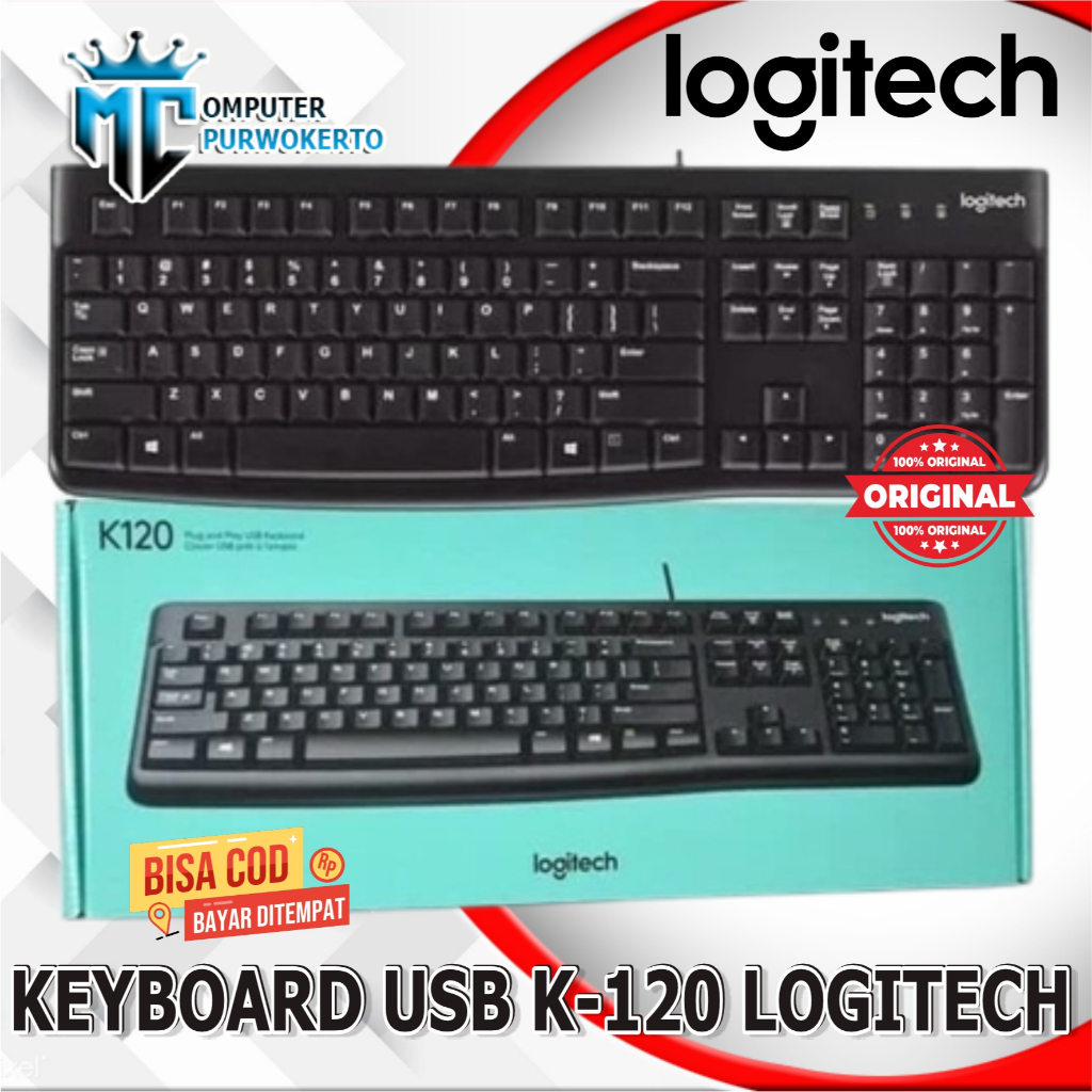 Jual Logitech Keyboard USB K120 / K 120 | Shopee Indonesia