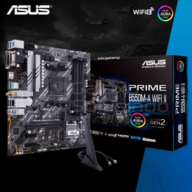 Jual ASUS PRIME B550M-A WIFI II - AMD AM4 B550 Motherboard | Shopee ...