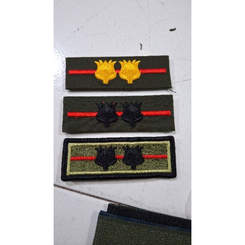 Jual pangkat topi bordir pdl pdh pdl tni ad mayor letkol kolonel lis ...