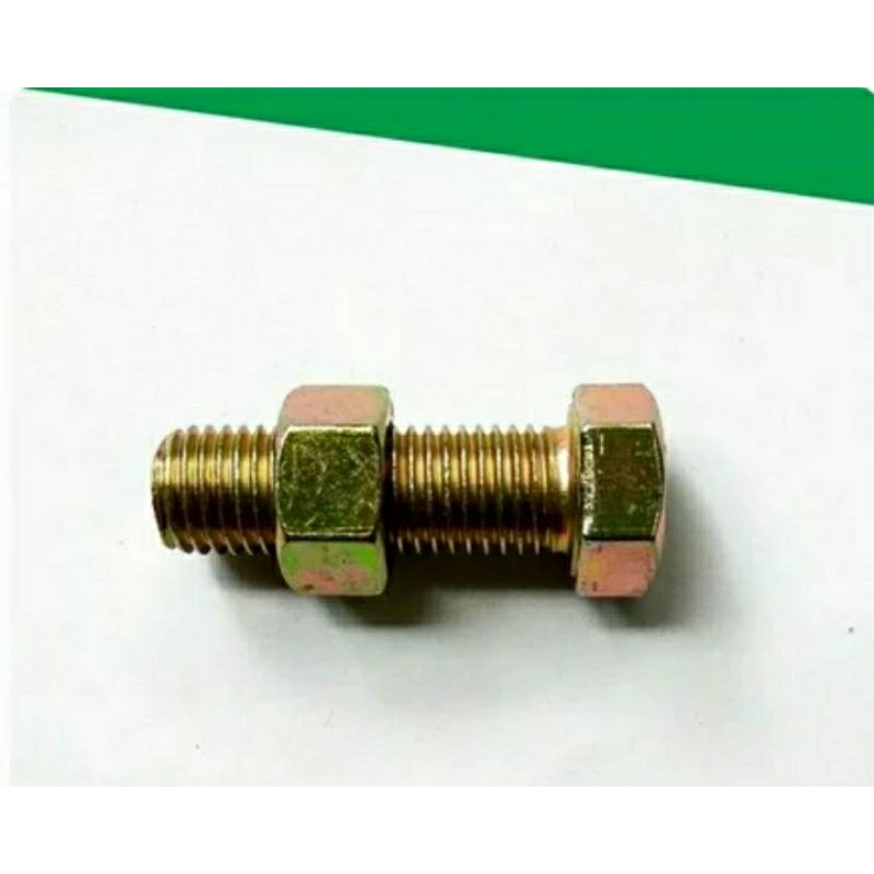 Jual PAKET 50 PCS Baut Mur Kuning M8x15 20 25 30 35 40 45 50 60 70 90 100 kunci 12 | Shopee ...