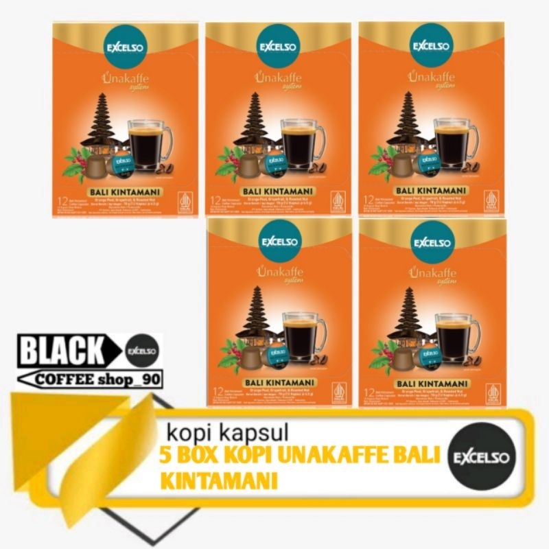 Jual Excelso Unakaffe Bali Kintamani (paket 5 box) | Shopee Indonesia