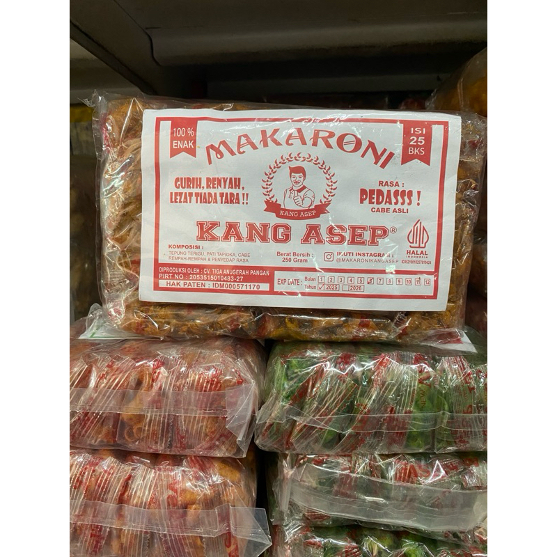 Jual Makaroni Kang Asep dan New Asep (25pcs) | Shopee Indonesia