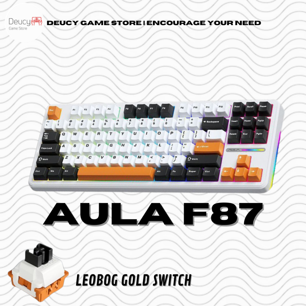 Jual Aula F87 Gasket Mount Wireless Triple Connection Mechanical ...