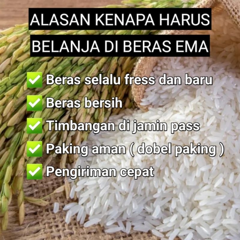 Jual Beras Putih Slyp Super Murah 10 Kg Rojolele Delanggu Pulen Enak ...