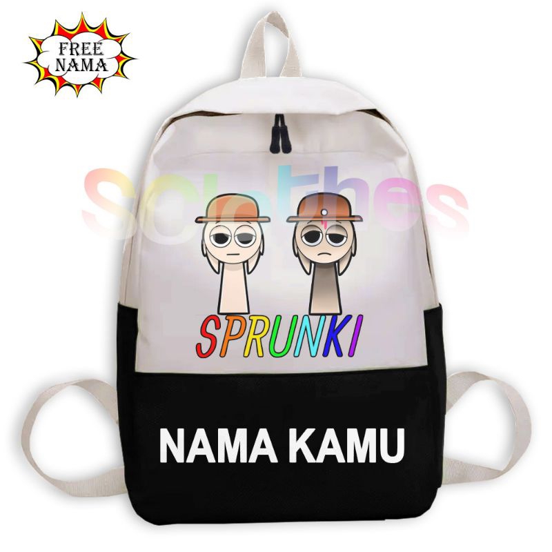 Jual Tas TUNNER Horror Version TAN SPRUNKI INCREDIBOX Tas Ransel Anak ...