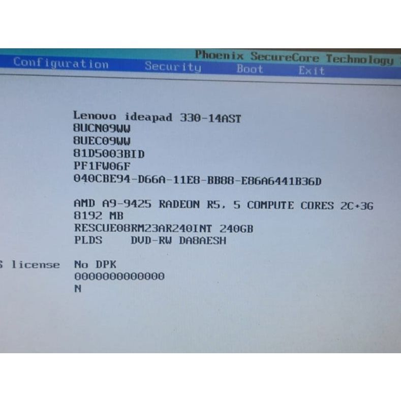Jual Motherboard Lenovo Ideapad 320 -14AST 330-14AST Kode 81D5 AMD A9 ...