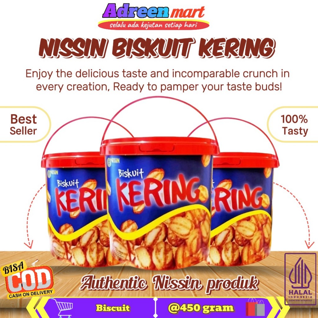 Jual Nissin Biskuit Kering @450 gram | Shopee Indonesia