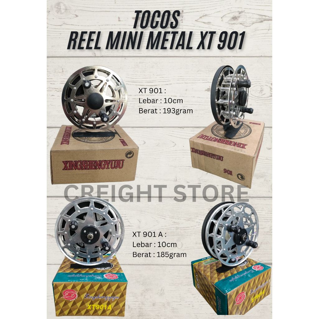 Jual TOKOS, TOCOS/TOKOZ, REEL MINI FULL METAL XT 901 | Shopee Indonesia