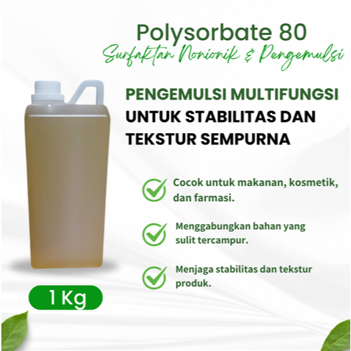 Jual Tween 80/ Polysorbate 80 1kg | Shopee Indonesia