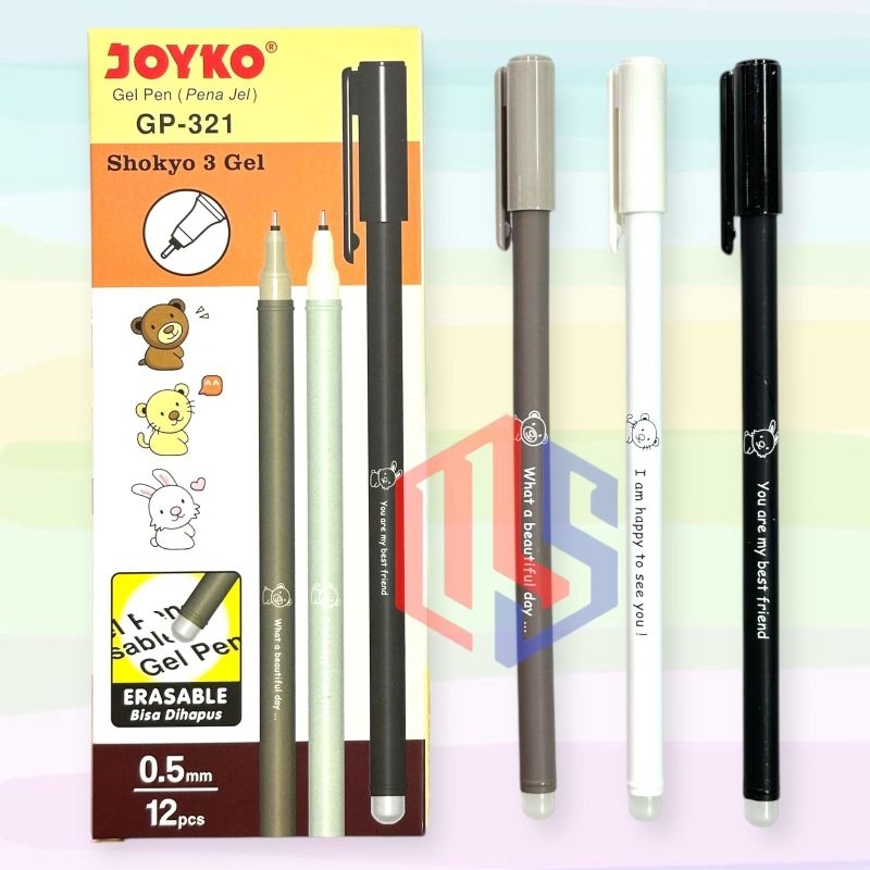 Jual Pulpen / Bolpoin / Pen / Pena GP-321 Shokyo Joyko ERASABLE (pack) | Shopee Indonesia
