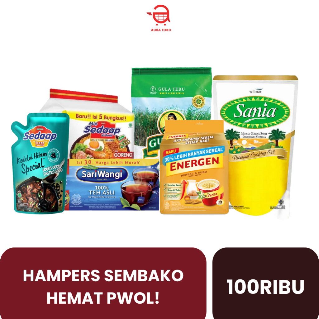 Jual Hampers Sembako Custom | Paket Sembako Mwurah Pol | Paket Sembako ...