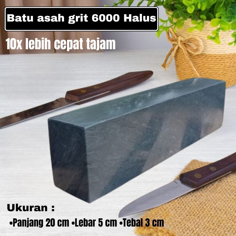 Jual Batu Asahan Pengasah Asah Pisau Stainless Asli Golok Super Tajam ...