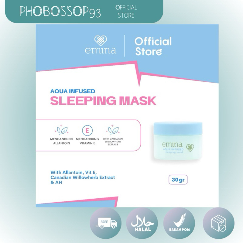 Jual Emina Aqua Infused Sleeping Mask | Shopee Indonesia