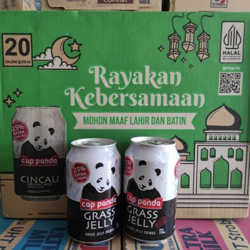 Jual 1 DUS MINUMAN KALENG CINCAU CAP PANDA 310 ML | 1 KARTON | 1 KRAT ...