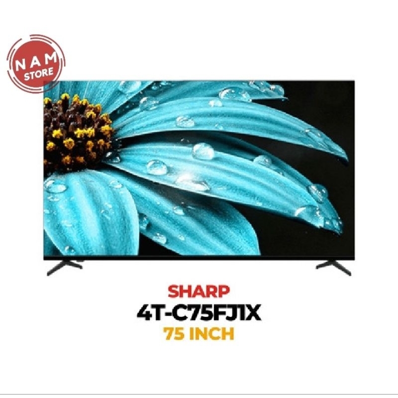 Jual LED TV SHARP GOOGLE TV UHD 4K FRAMELESS 65" FJ, 75" FJ | Nam Store ...