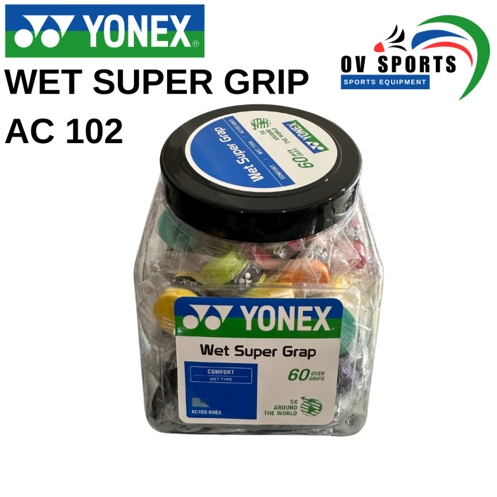 Jual GRIP KARET YONEX AC 102 WET SUPER GRAP ORIGINAL | Shopee Indonesia