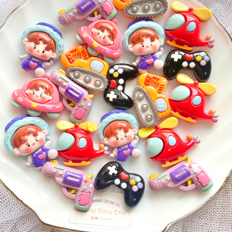 Jual (5 pcs) Clay Character Doll Game Dengan Lubang | DIY Clay Lucu ...