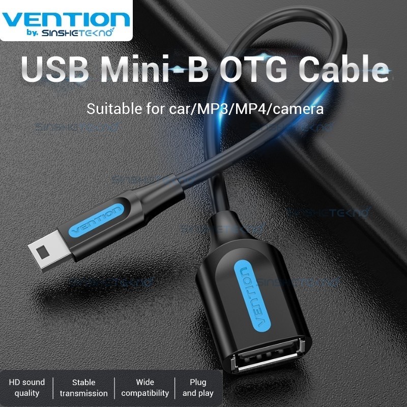 Jual Vention CCSBB Kabel OTG Type C Mini USB 5 Pin | Shopee Indonesia