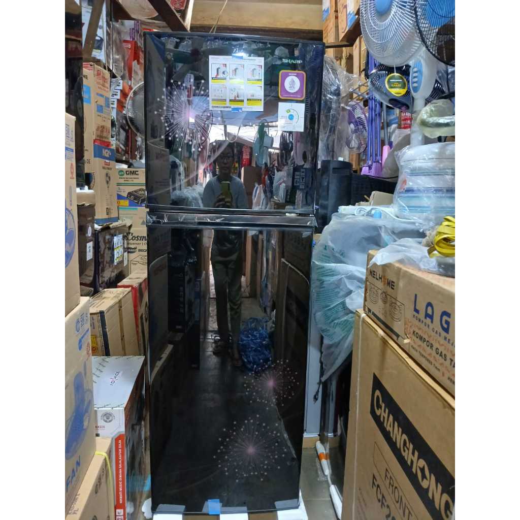 Jual Kulkas 2 Pintu Sharp SJ 317 MG DP - Kapasitas 257 Liter dan 68 ...