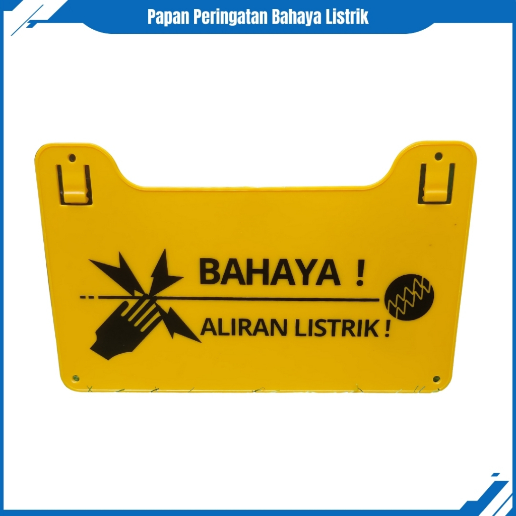 Jual Papan Peringatan Bahaya Arus Listrik Warning Sign Electric Fence ...